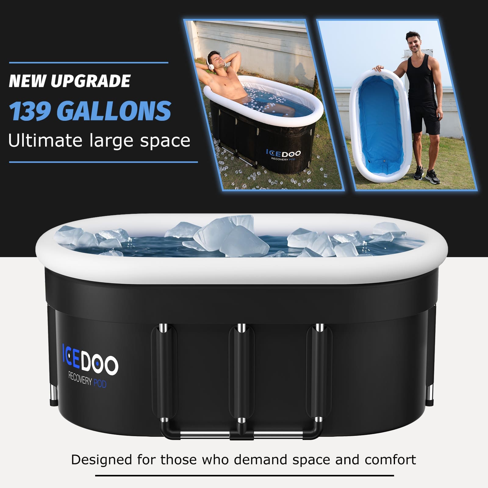 ICEDOO Recovery Pod – Ultimate Ice Bath For Fast Muscle Recovery1